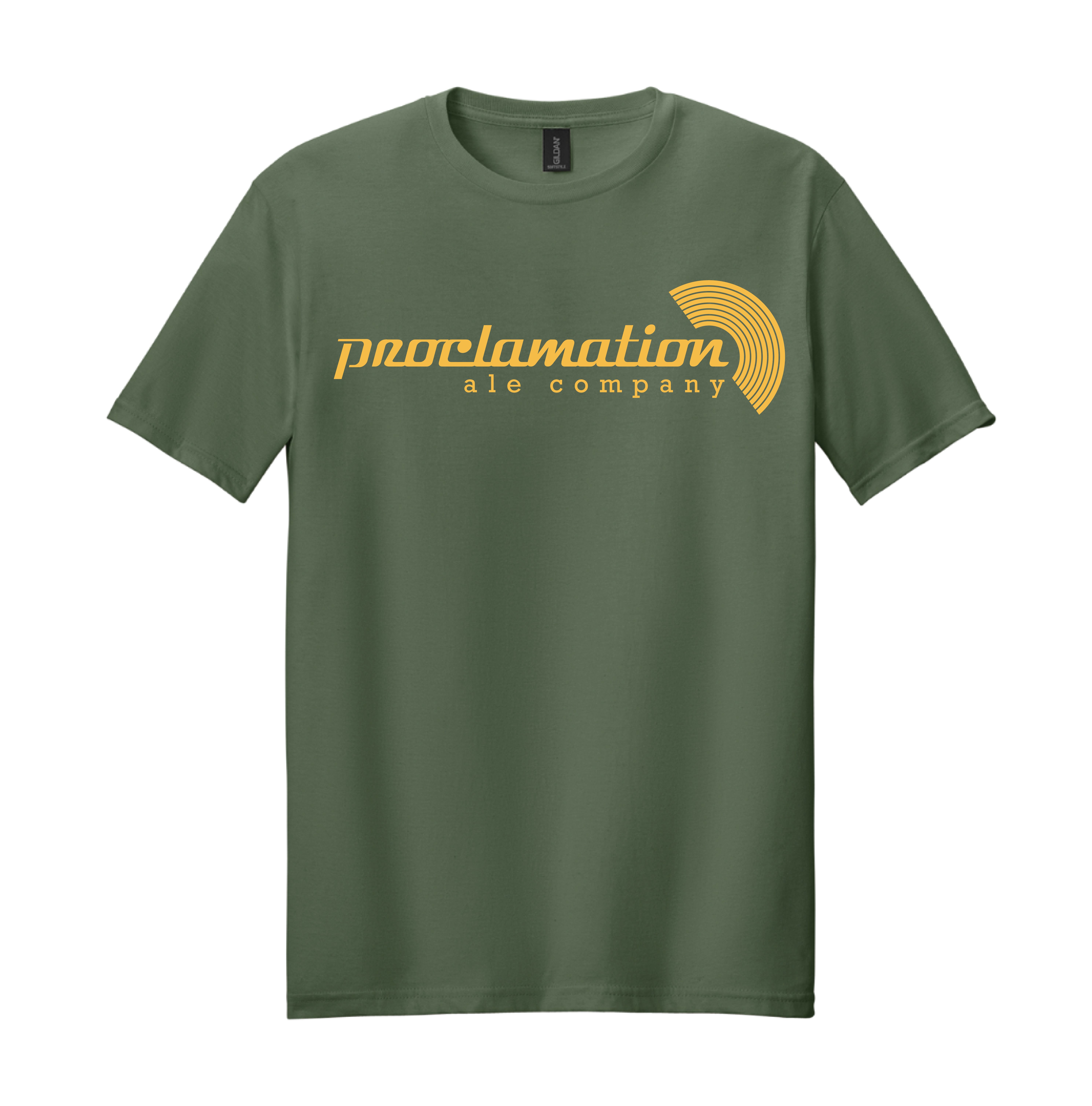 Military Green Logo Tee | Proclamation Ale Company